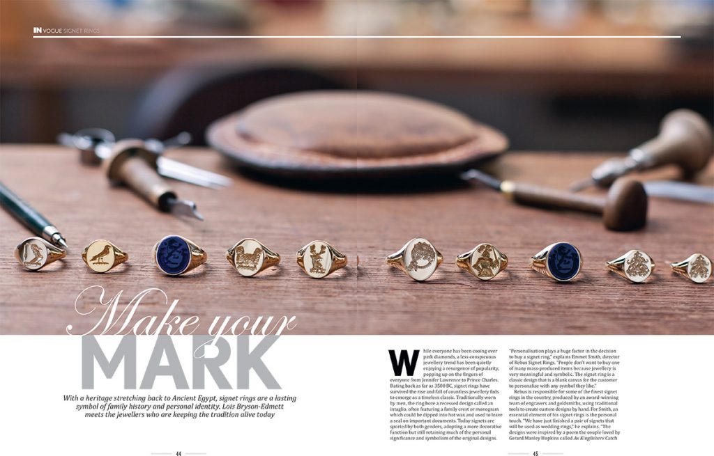 The Resurgence of Signet Rings in London: A Modern Heirloom – Bianca Jones